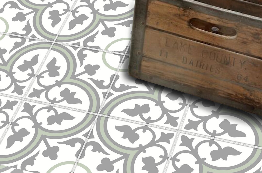 Tile Stickers Vinyl Decal WATERPROOF REMOVABLE for Kitchen Bath Wall ...