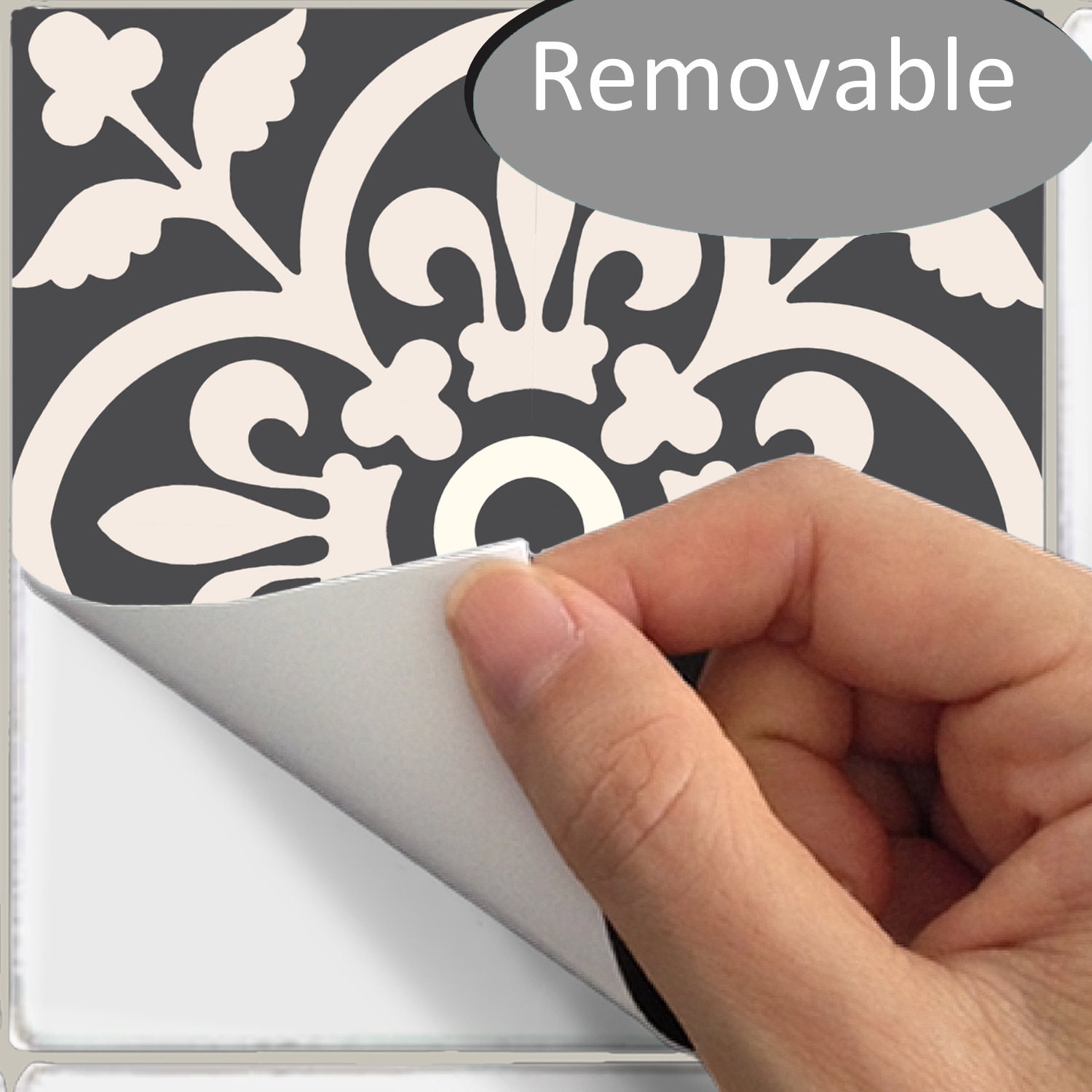 Tile Sticker Kitchen Bath Floor Wall Waterproof & Removable - Etsy Canada