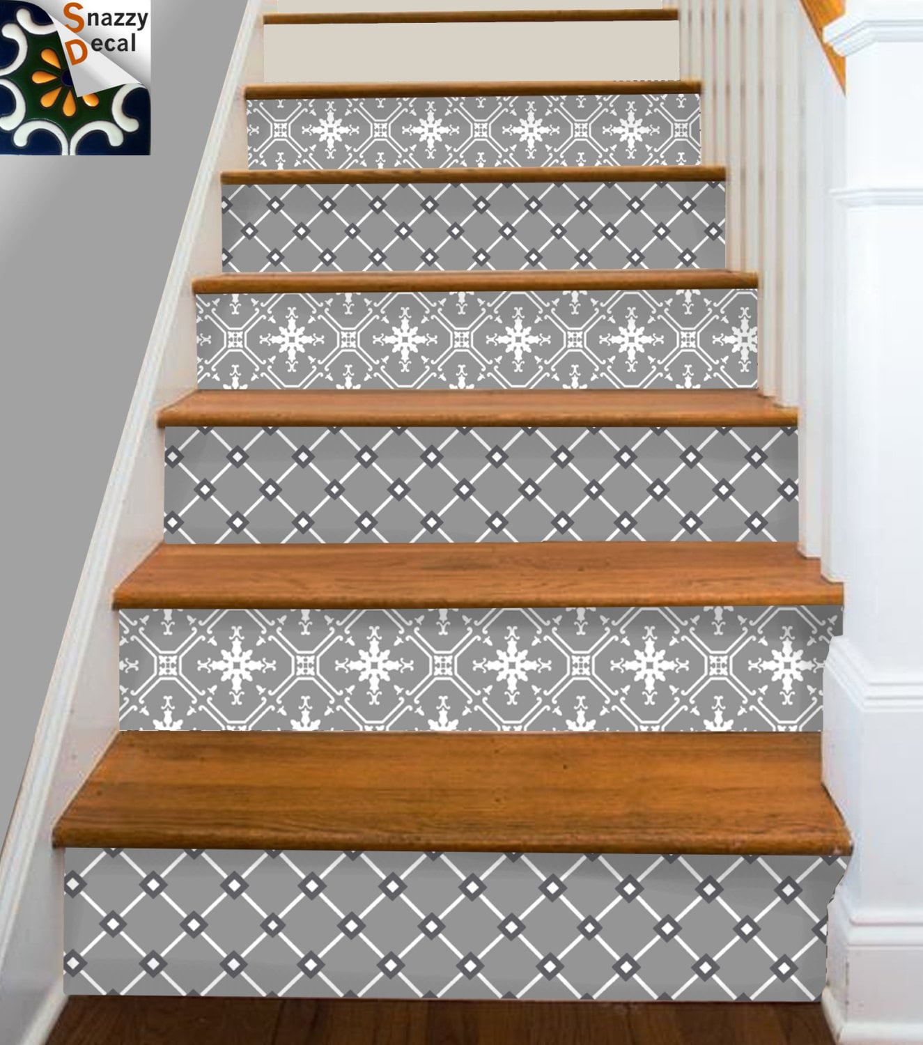 Stair Riser Vinyl Strips Removable Sticker Peel & Stick for 15 - Etsy