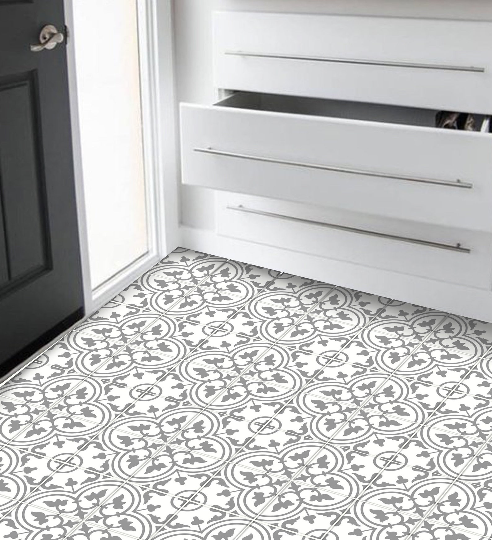 Tile Stickers Vinyl Decal WATERPROOF REMOVABLE for Kitchen | Etsy