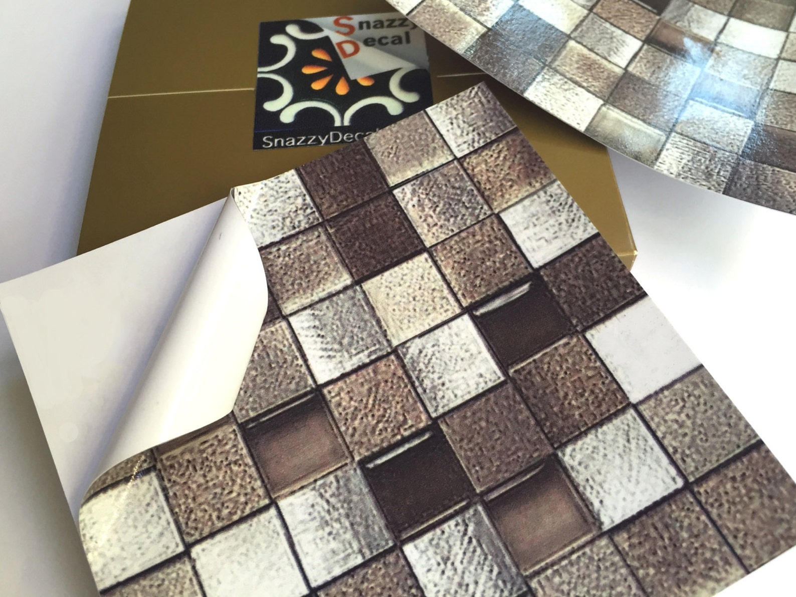 Wall Tile Decals Vinyl Sticker WATERPROOF Wallpaper for - Etsy