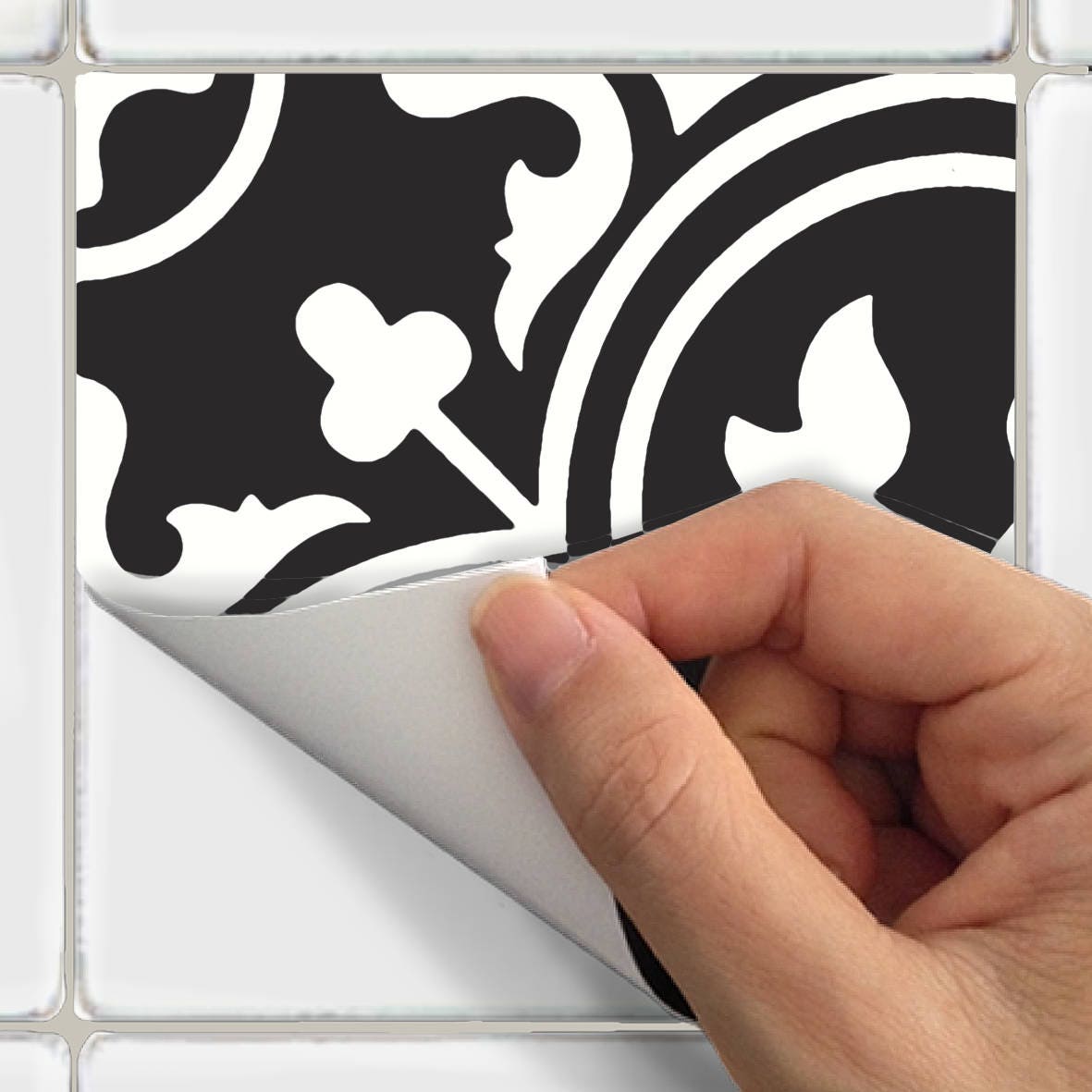 Floor Tile Stickers Vinyl Decal WATERPROOF REMOVABLE for | Etsy