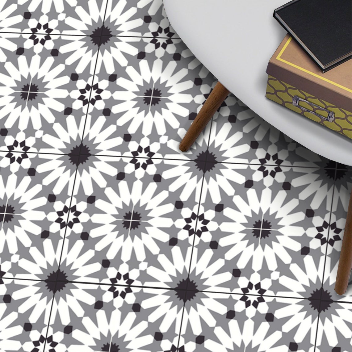 Floor Tile Stickers Vinyl Decal WATERPROOF REMOVABLE for - Etsy