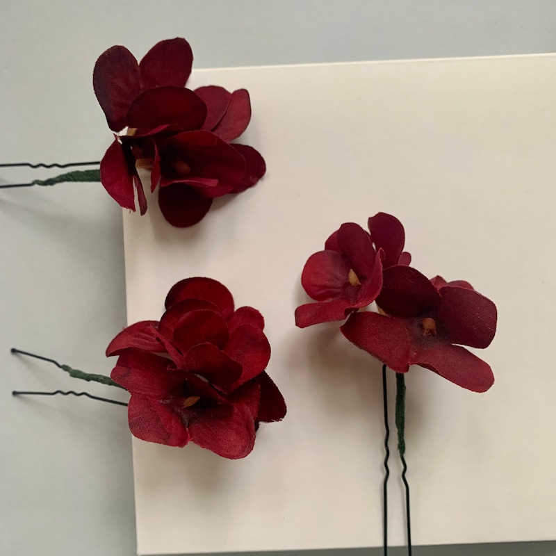 Red Hair Flower - Etsy