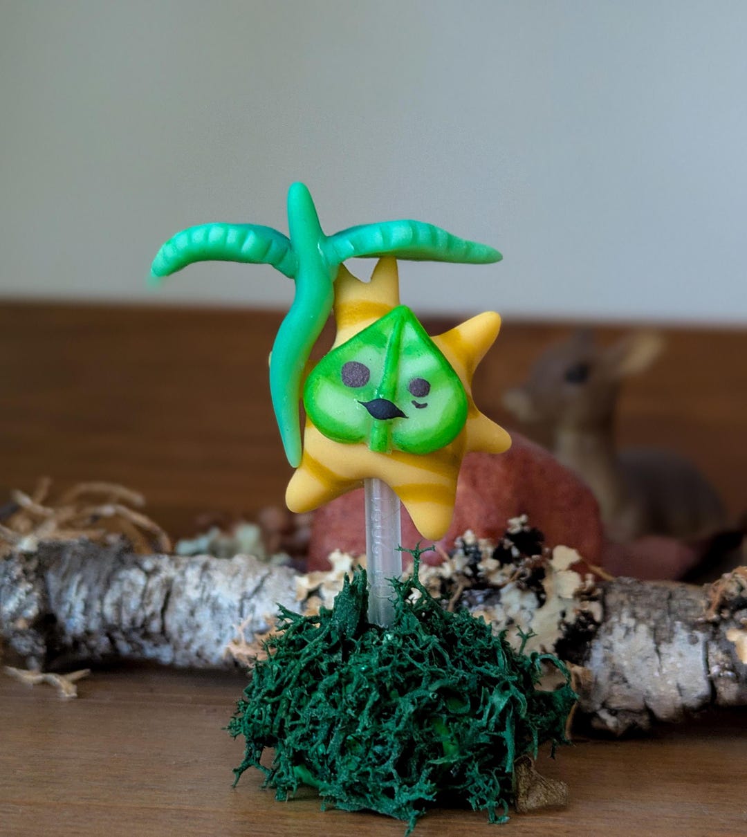 Cute Korok Figurine, Korok With a Leaf, Legend of Zelda Figure, Legend ...