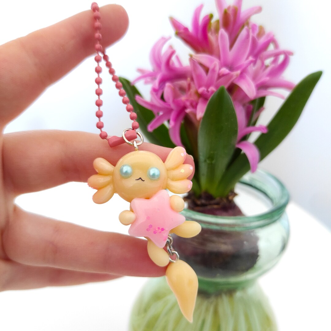 Cute Axolotl Charm, Axolotl Charm, Baby Axolotl Charm - Etsy