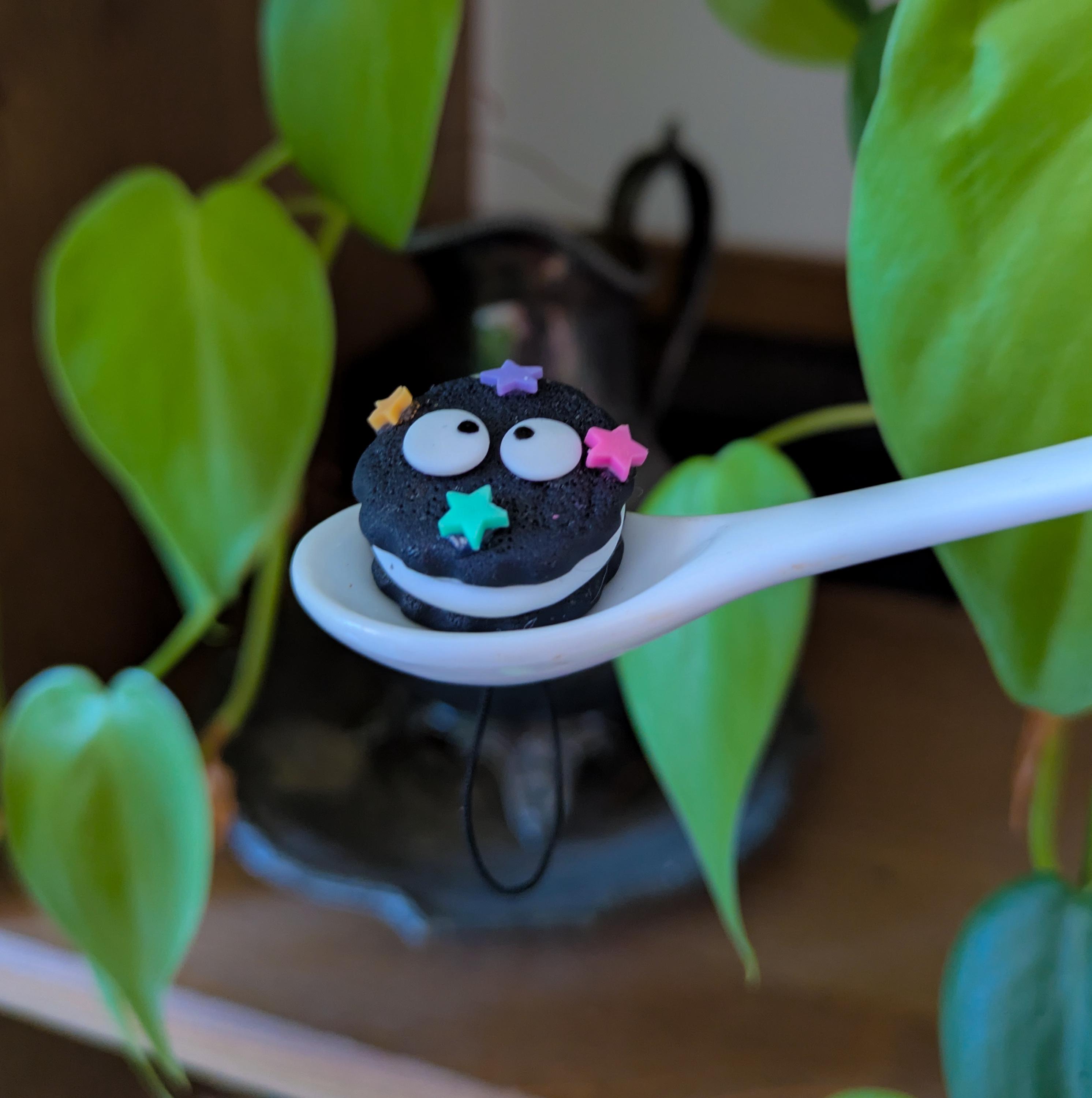 Cute Susuwatari Charm, Susuwatari Phone Charm, Soot Sprite Charm, Tiny ...