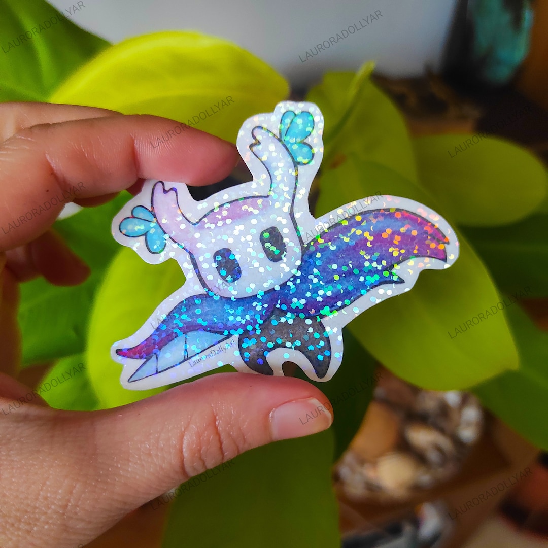 Hollow Knight Hollographic Sticker, Hollow Knight Fanart, Hollow Knight ...