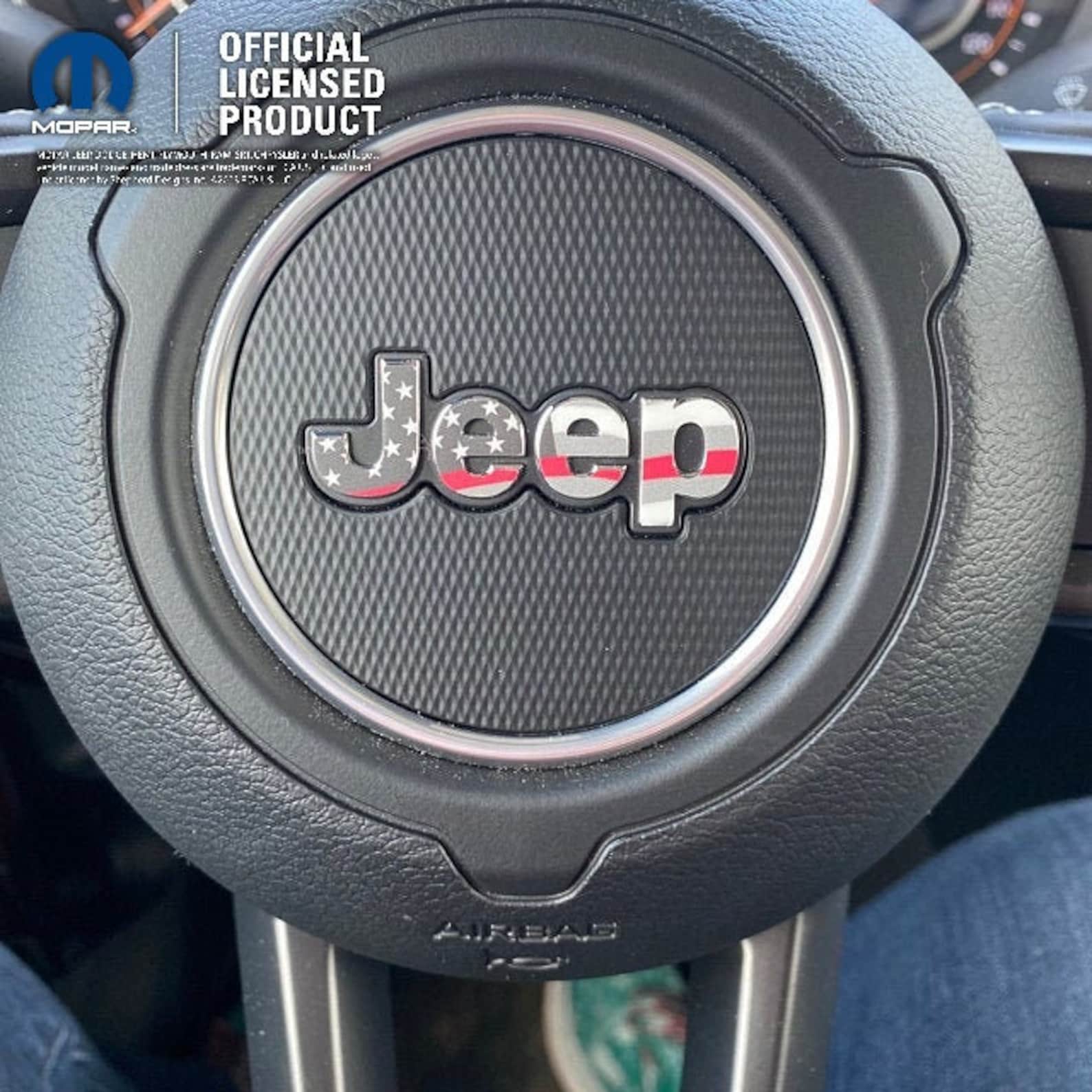 Jeep Steering Wheel Decal