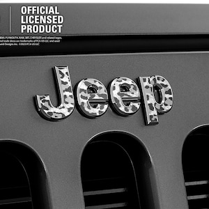 Animal Print Jeep Emblem Sticker Decal, Wrangler JK, TJ, JL, Gladiator ...