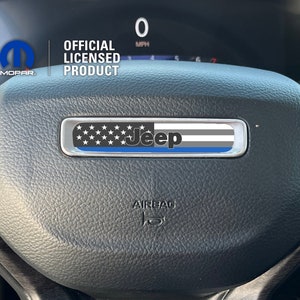 American Flag Jeep Steering Wheel Circle Sticker Decal, Wrangler JK, TJ ...
