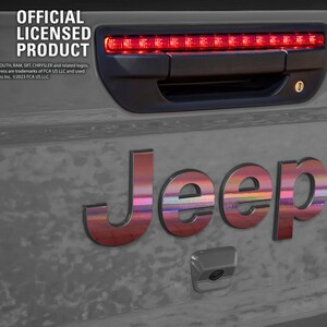 Holographic Chrome - Jeep Sticker Decal Emblem Overlay | Jeep Decal ...
