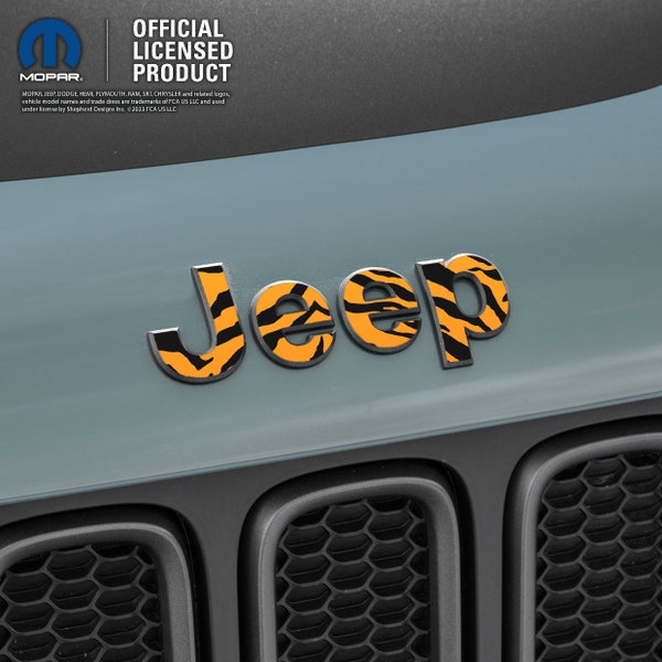 Jeep Emblem Overlay Animal Print - Etsy