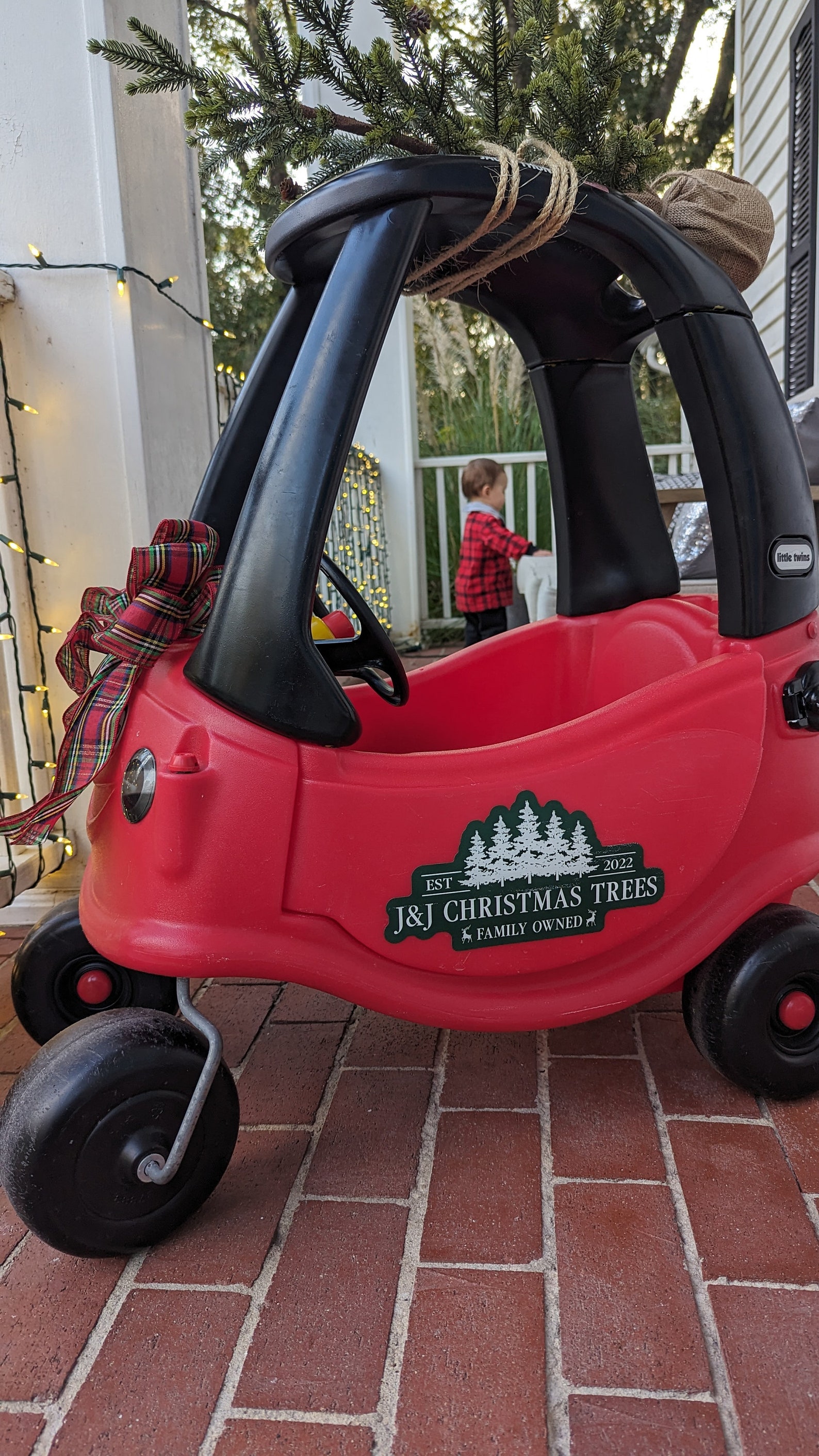 Custom Christmas Tree Farm Little Tikes Cozy Coupe Decals - Etsy