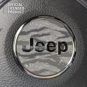 Camo Steering Wheel Circle Jeep Sticker Decal, Wrangler JK, JL ...