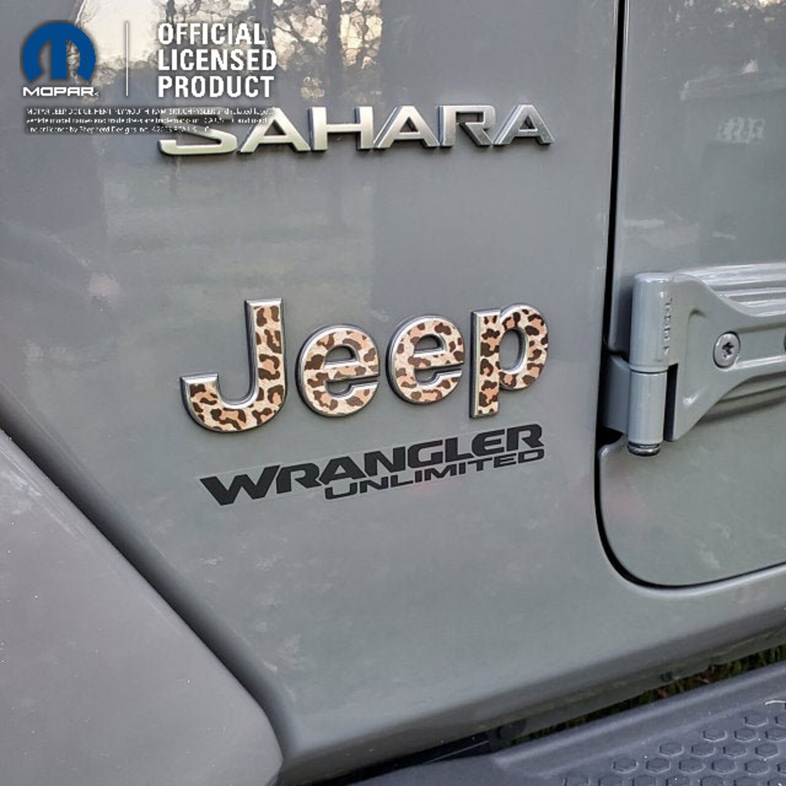 Animal Print Jeep Emblem Sticker Decal, Wrangler JK, TJ, JL, Gladiator ...