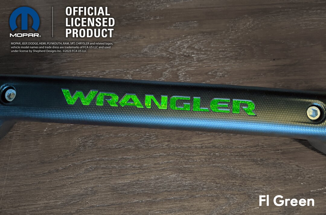 Holographic Sequins - Grab Handle Jeep Emblem Sticker Decal, Wrangler ...