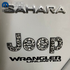 Animal Print Jeep Emblem Sticker Decal, Wrangler JK, TJ, JL, Gladiator ...