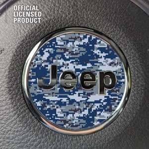Camo Steering Wheel Circle Jeep Sticker Decal, Wrangler JK, JL ...