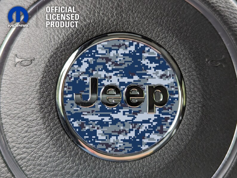 Camo Steering Wheel Circle Jeep Sticker Decal, Wrangler JK, JL ...