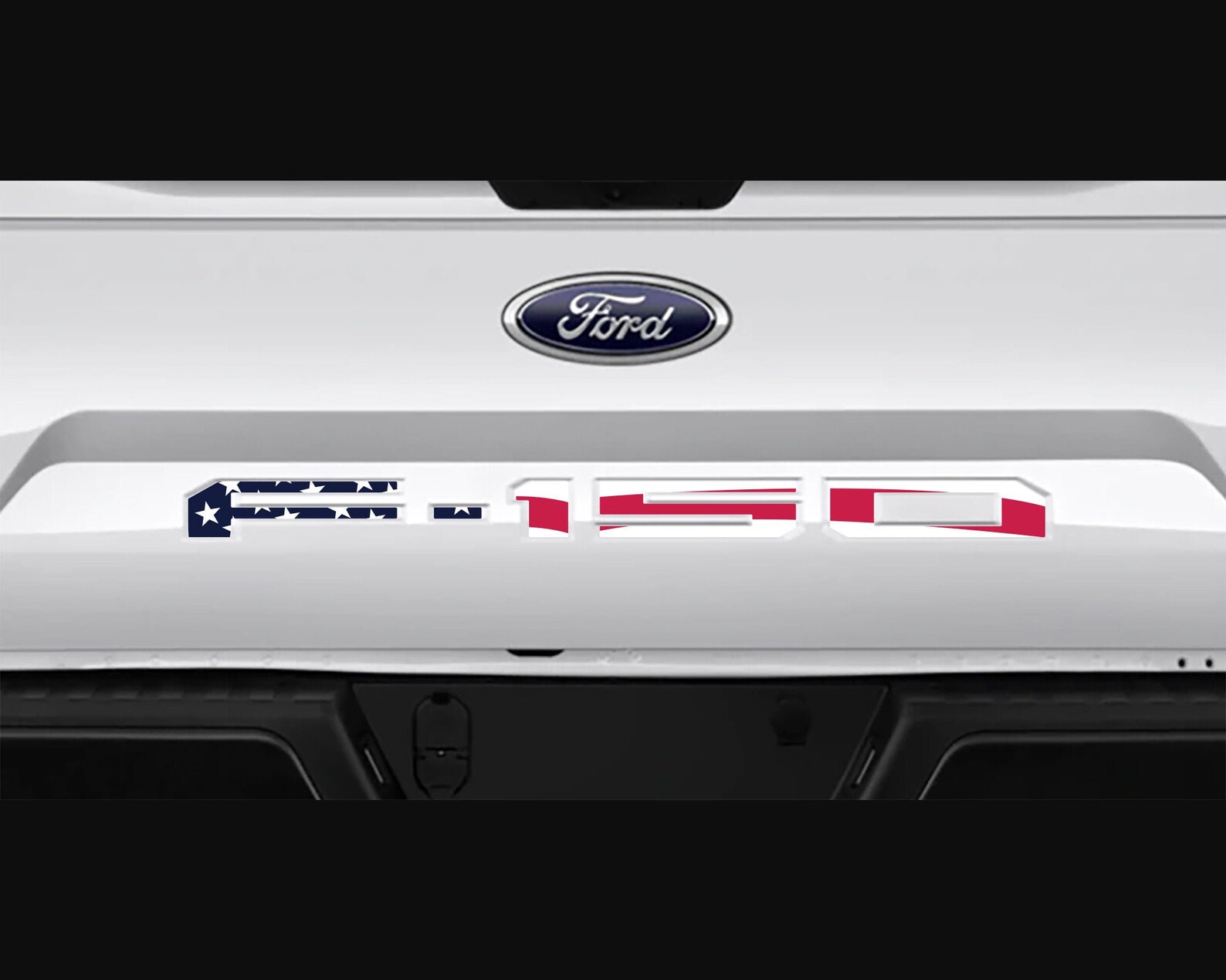 2018-2020 Ford F-150 Tailgate American Flag Inlay Decals USA | Etsy