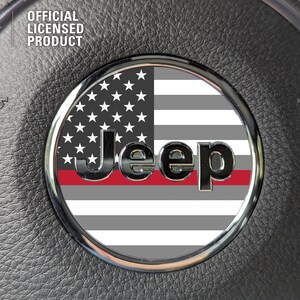 American Flag Jeep Steering Wheel Circle Sticker Decal, Wrangler JK, TJ ...