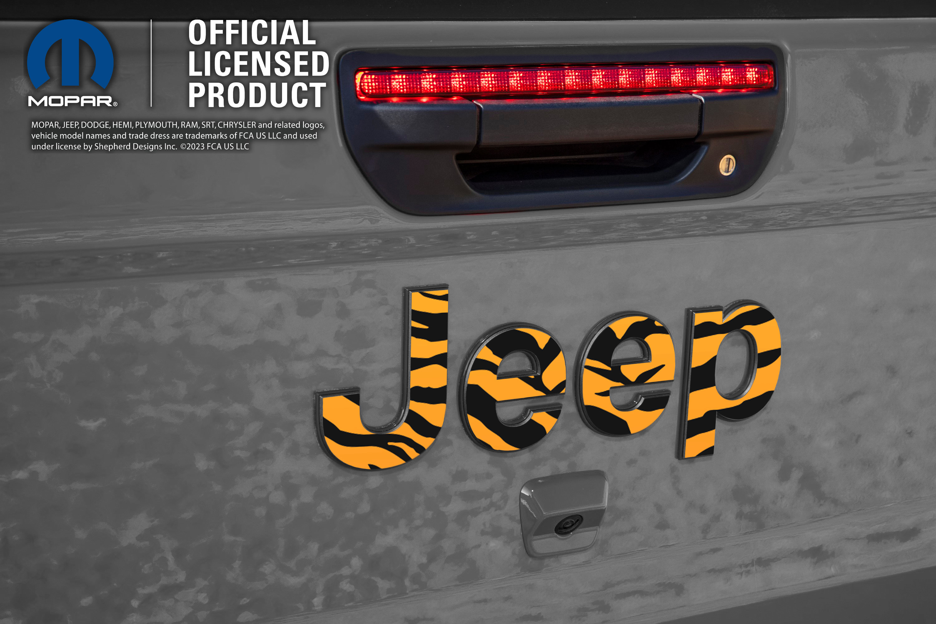 Animal Print Jeep Emblem Sticker Decal, Wrangler JK, TJ, JL, Yj ...