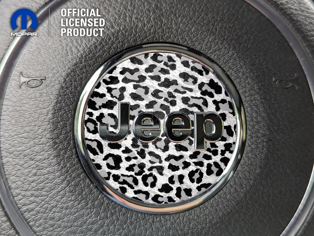 Animal Print Jeep Steering Wheel Cricle Sticker Decal, Wrangler JK, JL ...