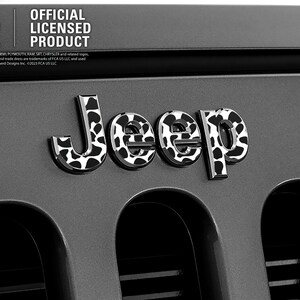 Animal Print Jeep Emblem Sticker Decal, Wrangler JK, TJ, JL, Gladiator ...
