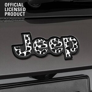 Animal Print Jeep Emblem Sticker Decal, Wrangler JK, TJ, JL, Yj ...