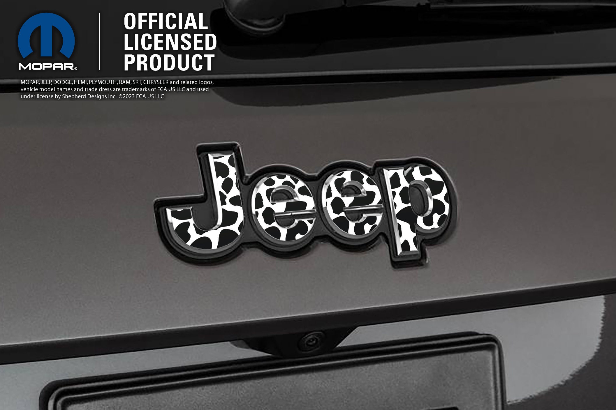 Animal Print Jeep Emblem Sticker Decal, Wrangler JK, TJ, JL, Yj ...