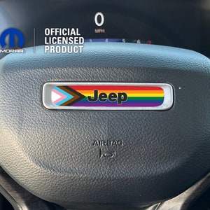 Gay Pride, Progress Pride Steering Wheel Circle Jeep Sticker Decal ...