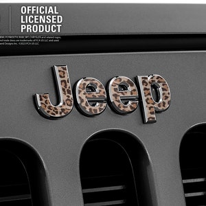 Animal Print Jeep Emblem Sticker Decal, Wrangler JK, TJ, JL, Gladiator ...
