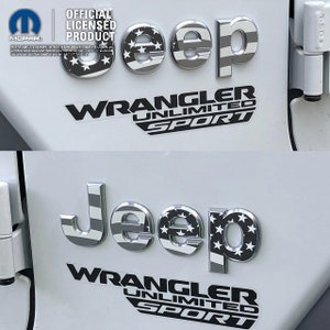 Thin Blue Line Decal Emblem, Jeep Wrangler JK TJ JL, Gladiator ...