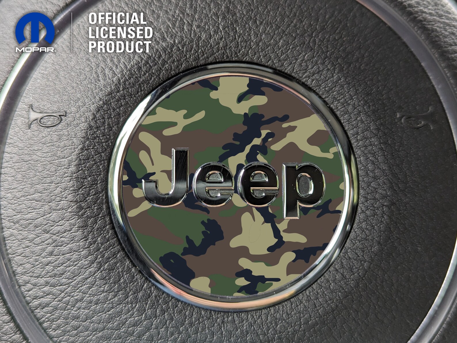 Camo Steering Wheel Circle Jeep Sticker Decal, Wrangler JK, JL ...