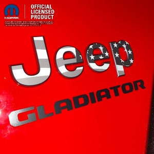 Jeep American Flag Decal Emblem Decal, Wrangler JK TJ JL, Gladiator ...
