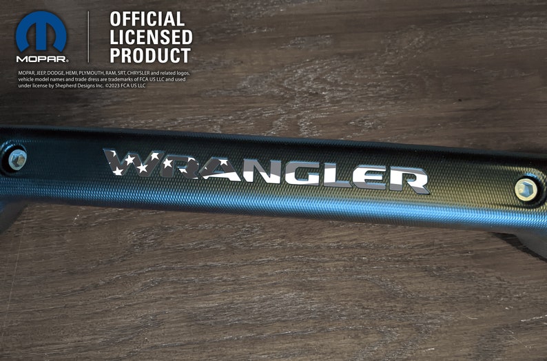 American Flag Decal - Jeep Wrangler Grab Bar Decal, JL Dash Glove Box ...