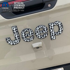 Animal Print Jeep Emblem Sticker Decal, Wrangler JK, TJ, JL, Gladiator ...