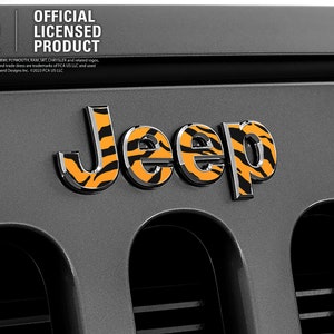 Animal Print Jeep Emblem Sticker Decal, Wrangler JK, TJ, JL, Gladiator ...