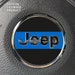 Solid Thin Blue Line Jeep Steering Wheel Circle Sticker Decal, Wrangler ...