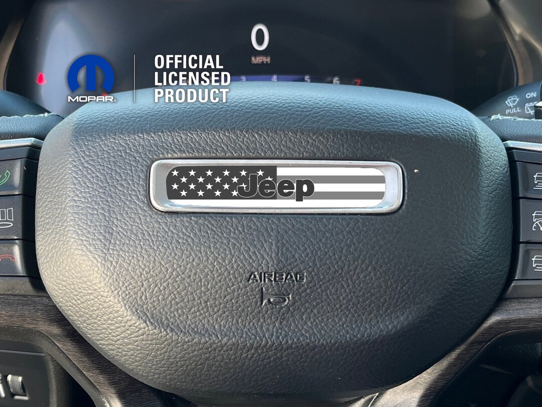American Flag Jeep Steering Wheel Circle Sticker Decal, Wrangler JK, TJ ...