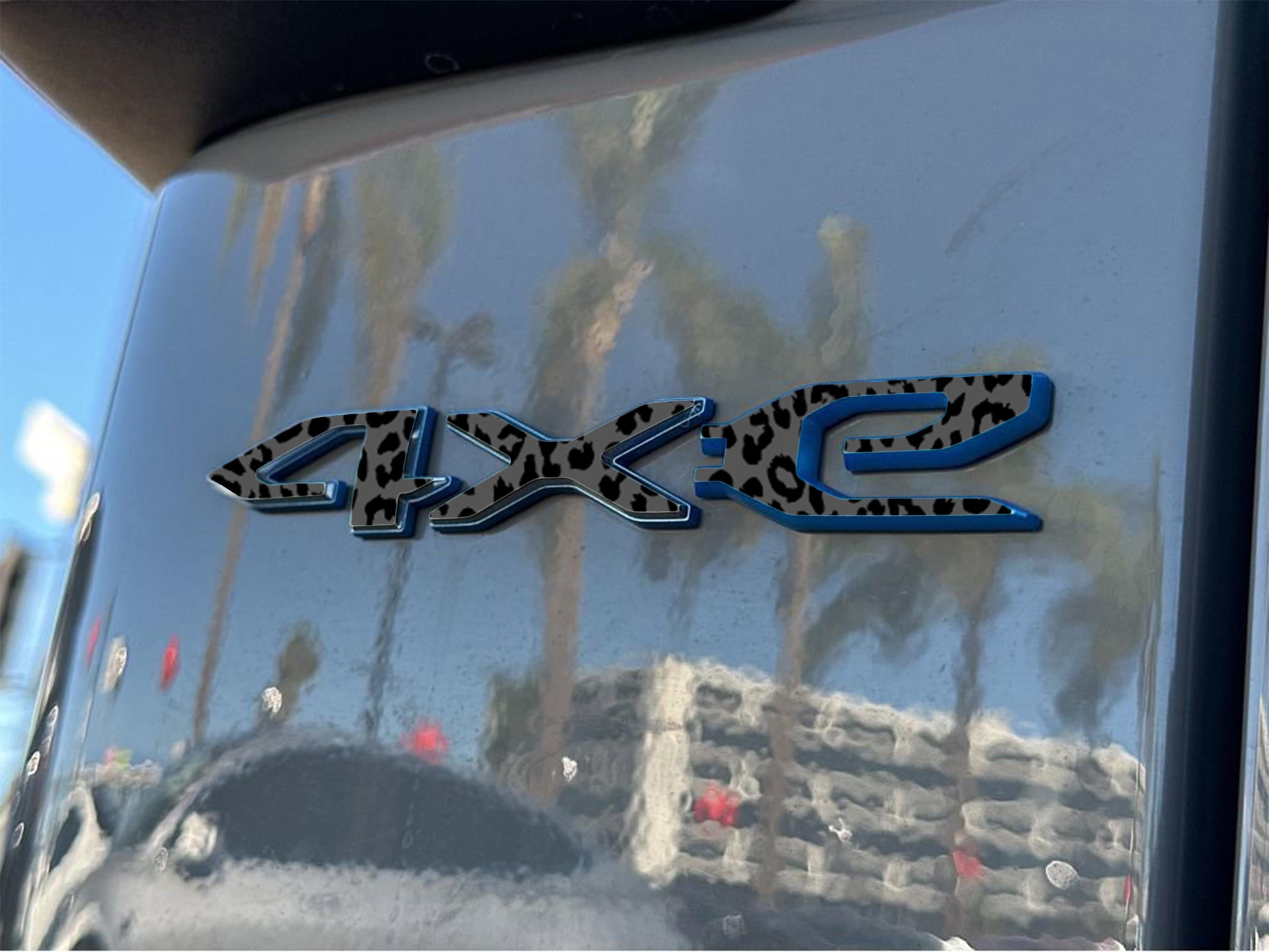 Black Leopard Print Jeep Emblem Sticker Decal, Wrangler JL, Gladiator ...