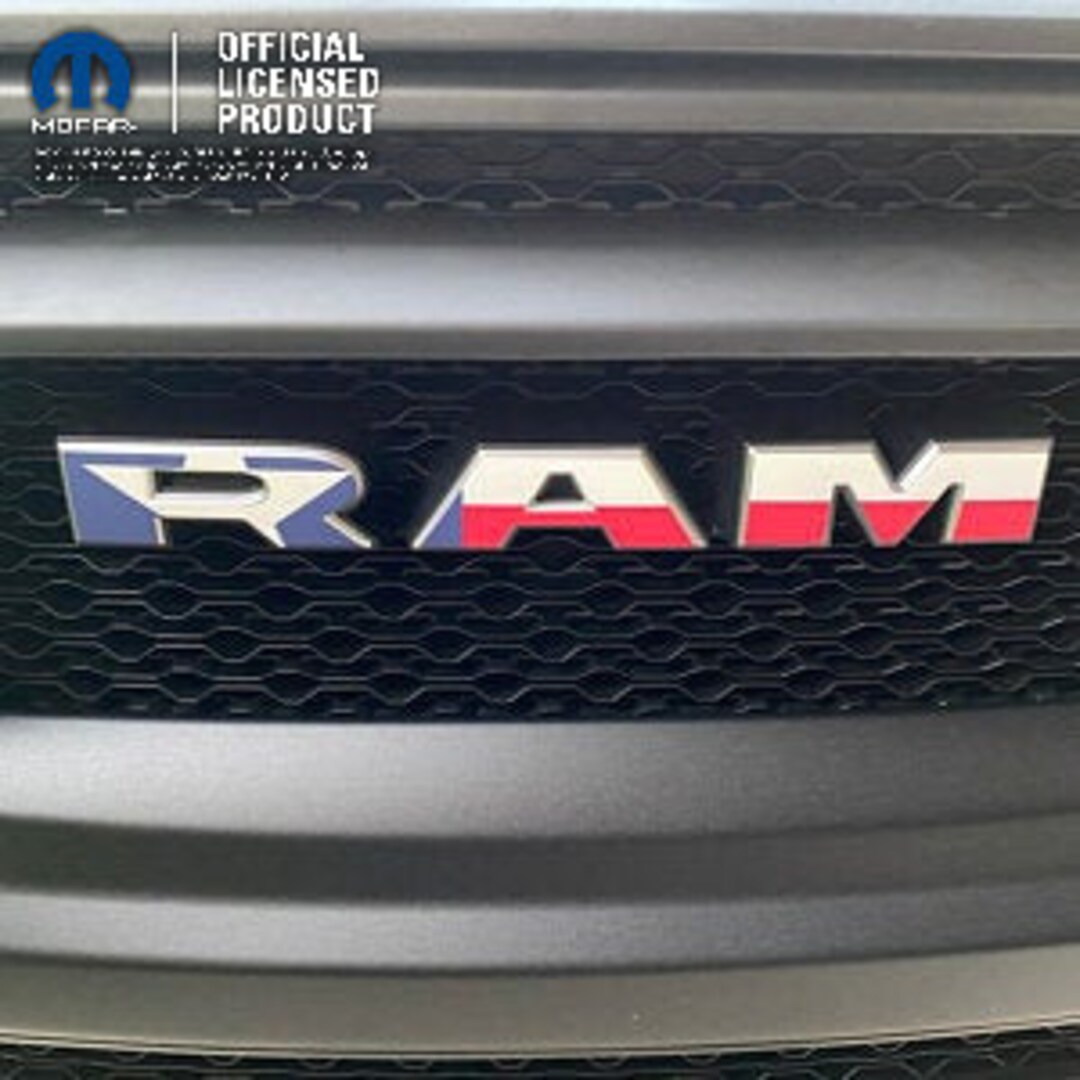 2019-2025 RAM 1500 State Country Flag Grille Tailgate | Decal Sticker ...