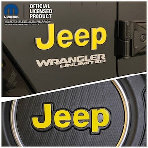 Jeep Custom Color Emblem Sticker Decal, Wrangler JK, TJ, JL, Yj ...