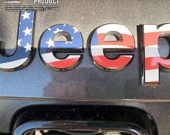 Solid Thin Blue Line Jeep Steering Wheel Sticker Decal, Wrangler JK, TJ ...