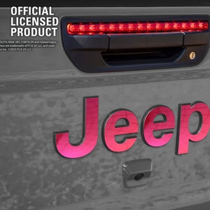 Chrome Jeep Emblem Sticker Decal, Wrangler JK, TJ, JL, Gladiator ...