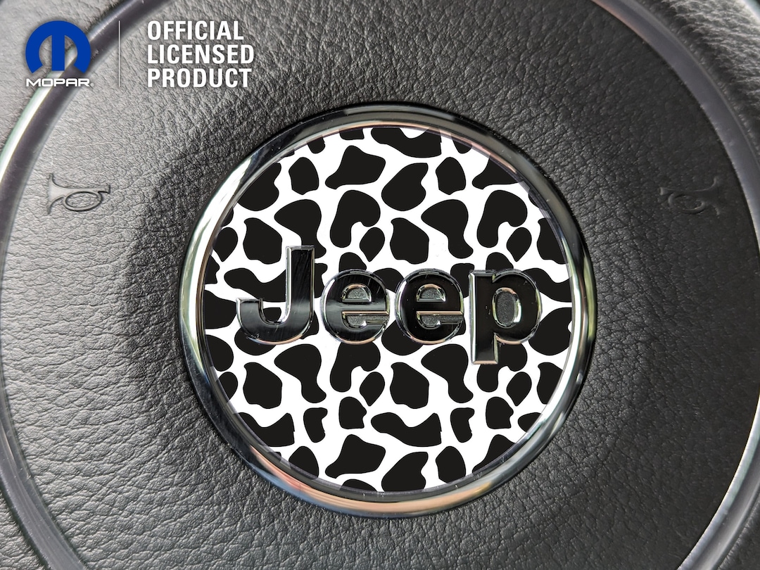 Animal Print Jeep Steering Wheel Cricle Sticker Decal, Wrangler JK, JL ...