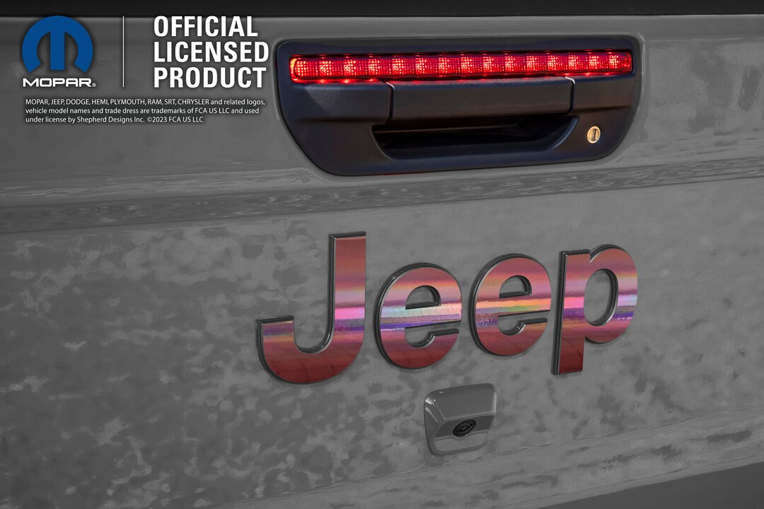 Holographic Chrome - Jeep Wrangler JL 2018 2019 2021 Mirror Chrome ...