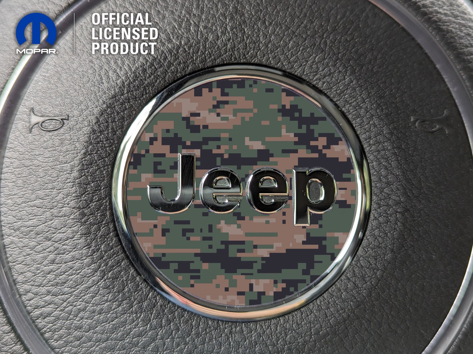 Camo Steering Wheel Circle Jeep Sticker Decal, Wrangler JK, JL ...