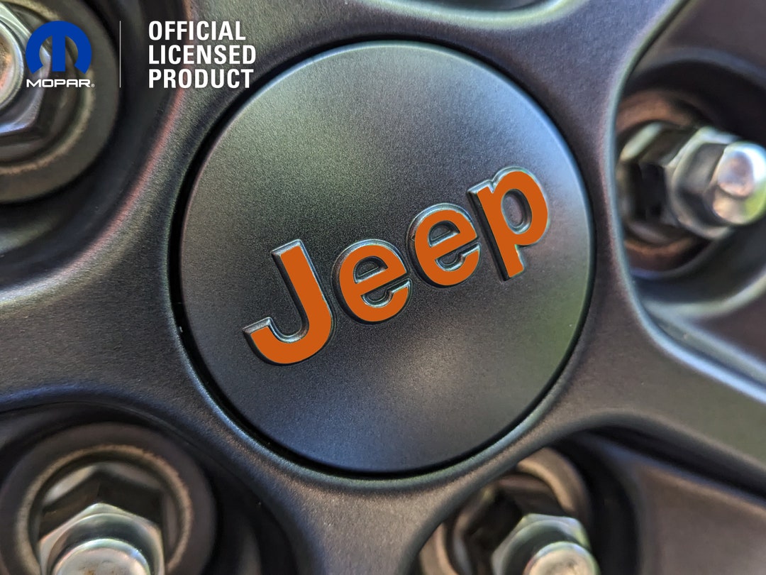 Custom Jeep Wheel Center Cap Decal: Wrangler, Grand Cherokee, Gladiator ...
